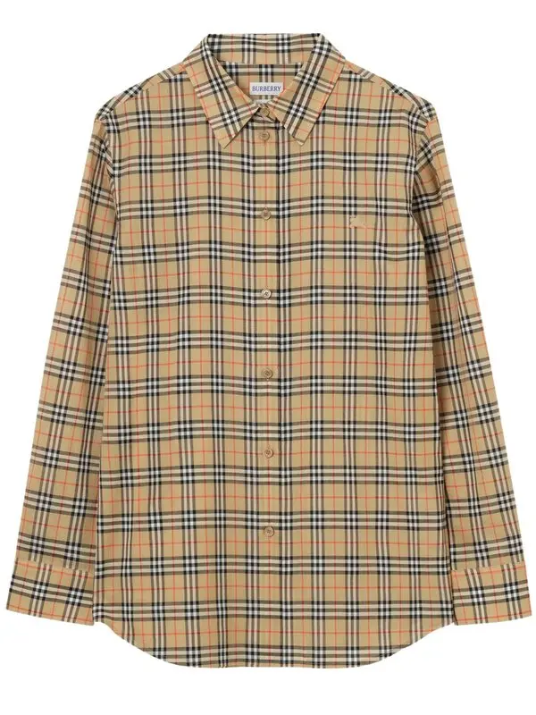 Burberry Classic Fit Check Cotton Shirt - Multicolor