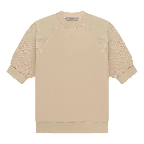 Fear Of God Ss23 Ss Waffle Sweatshirt - Sand