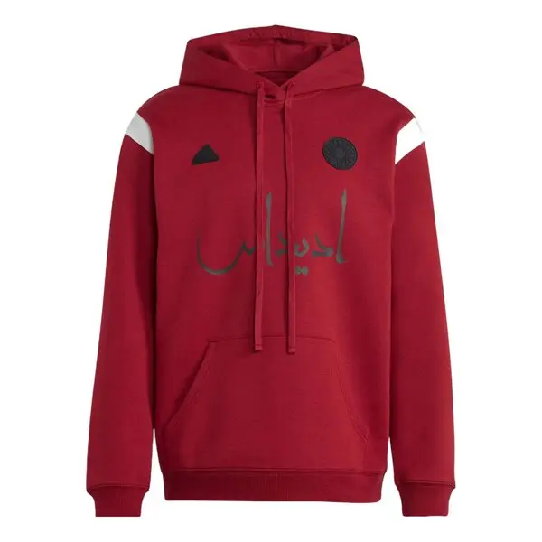 Adidas 32 Teams Oversized Overhead Hoodie - Red