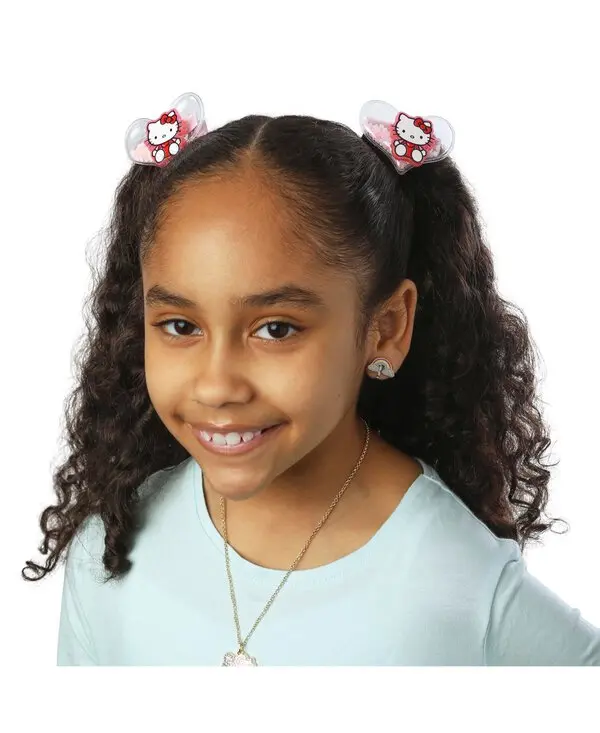 HELLO KITTY Heart Hair Clip 6-piece Set