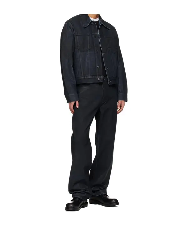 MARINE SERRE Moon Waxed Jeans