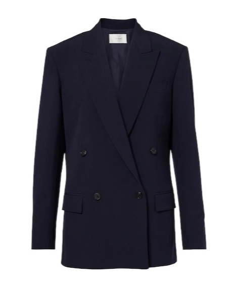 THE ROW Paden Double-breasted Virgin Wool Blazer