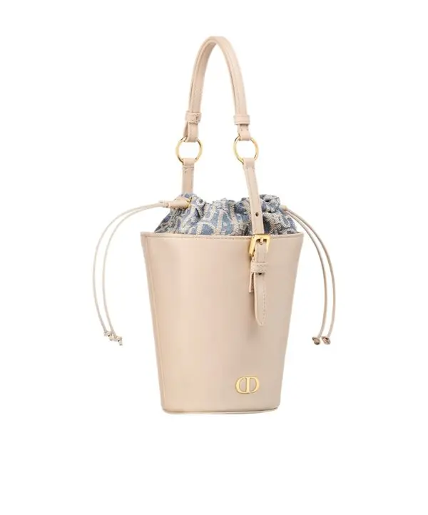 Dior 30 Montaigne Mini Bucket Bag - Nude