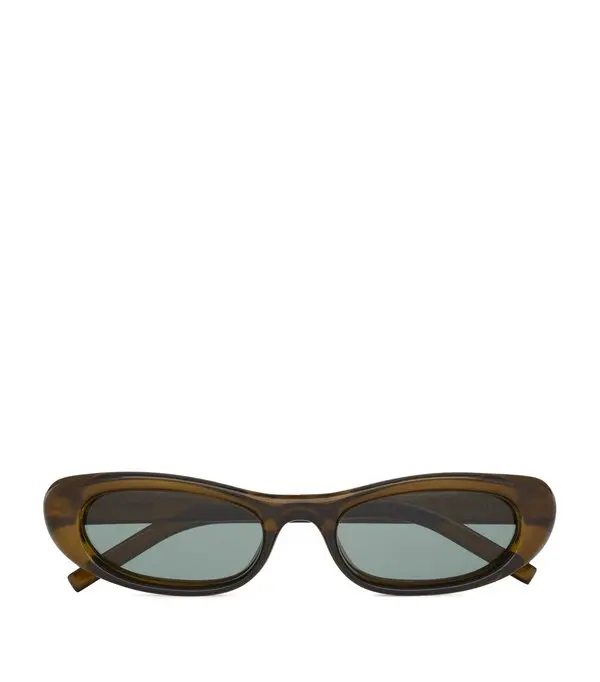 Saint Laurent Acetate Sl 557 Sunglasses - Green