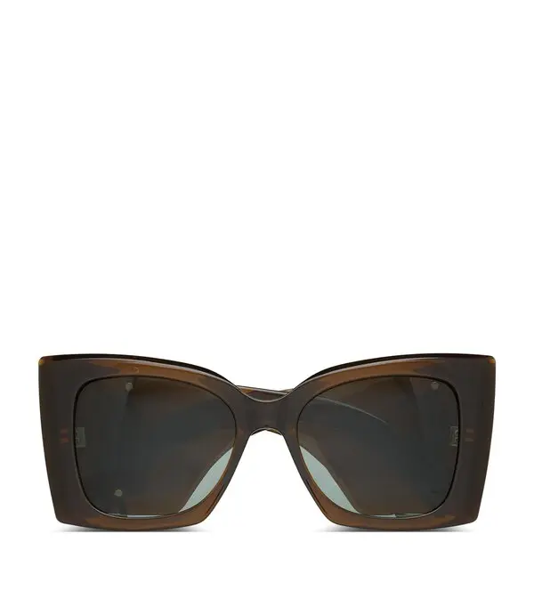 Saint Laurent Blaze Sl M119 Sunglasses - Green