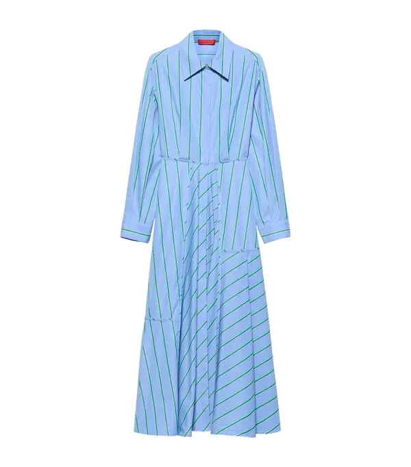 Max & Co. Cotton Stripe Shirt Dress