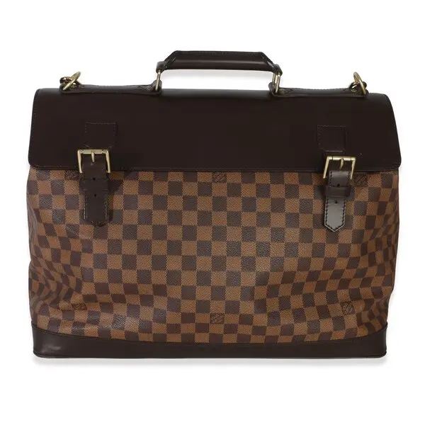 LOUIS VUITTON Damier Ebene West End Pm - Brown