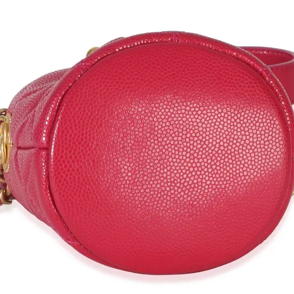 Chanel Quilted Caviar Bucket Bag