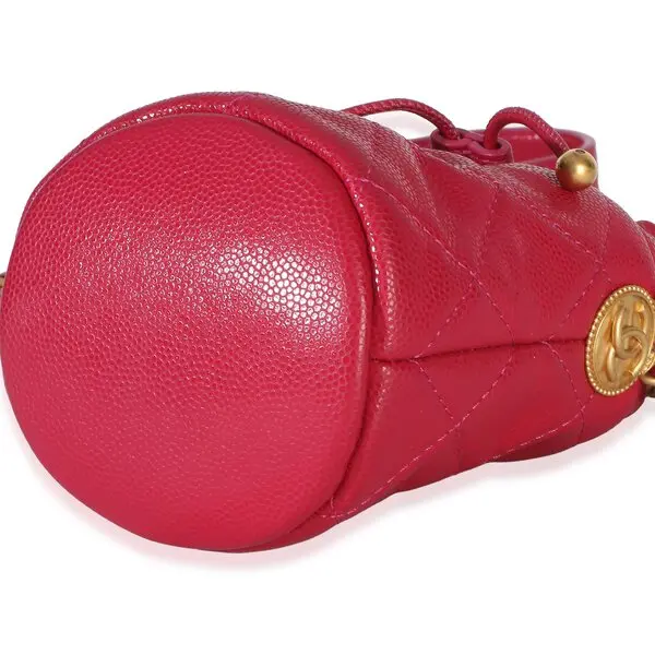 Chanel Quilted Caviar Bucket Bag