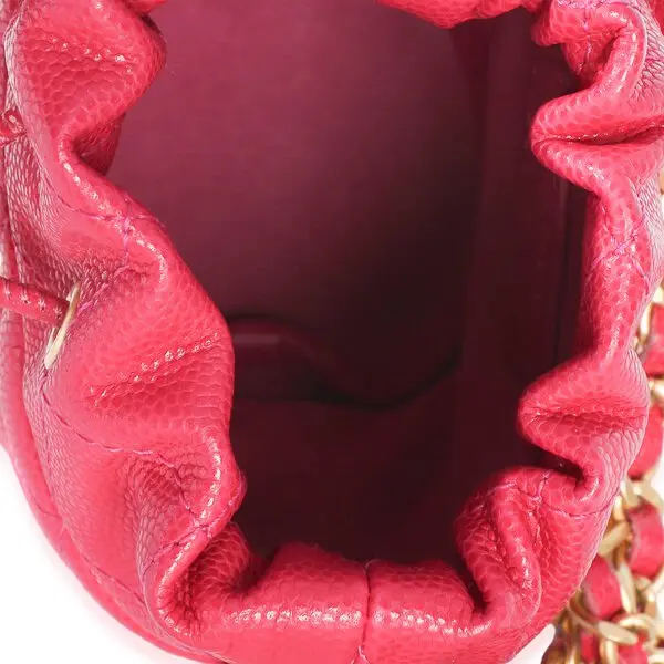 Chanel Quilted Caviar Bucket Bag