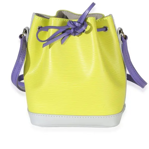 LOUIS VUITTON Acid Multicolor Epi Nano Noe - Yellow