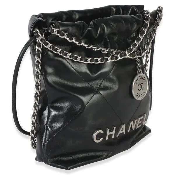 Chanel Quilted Calfskin 22 Hobo Shoulder Bag