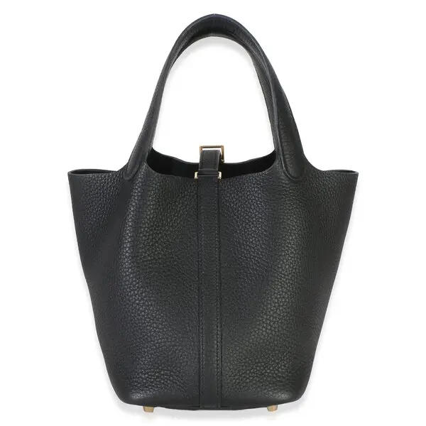Hermès Clemence Picotin Lock 18 Phw - Black