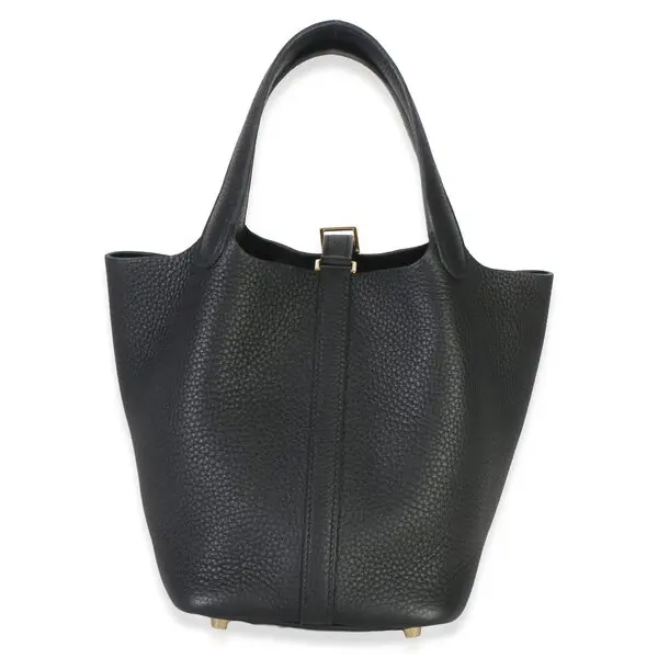 Hermès Clemence Picotin Lock 18 Phw - Black