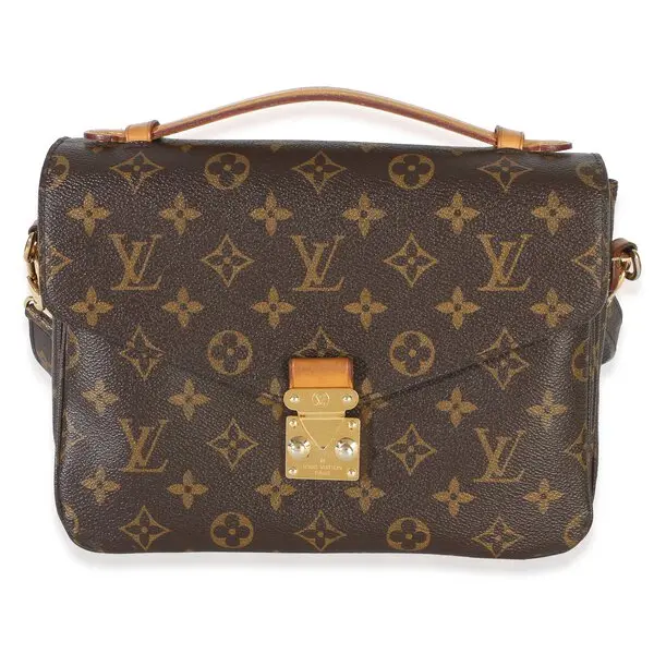 LOUIS VUITTON Monogram Canvas Pochette Metis Shoulder Bag