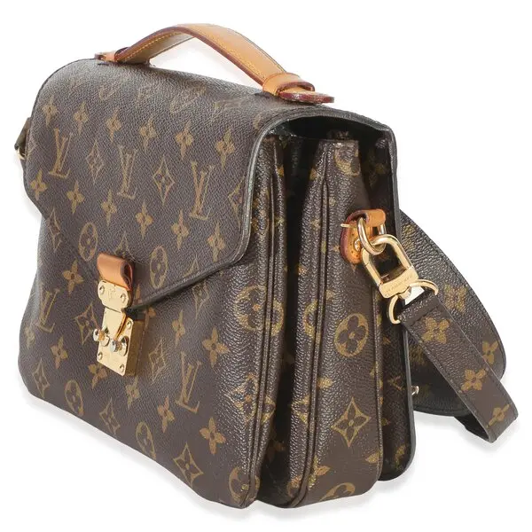 LOUIS VUITTON Monogram Canvas Pochette Metis Shoulder Bag