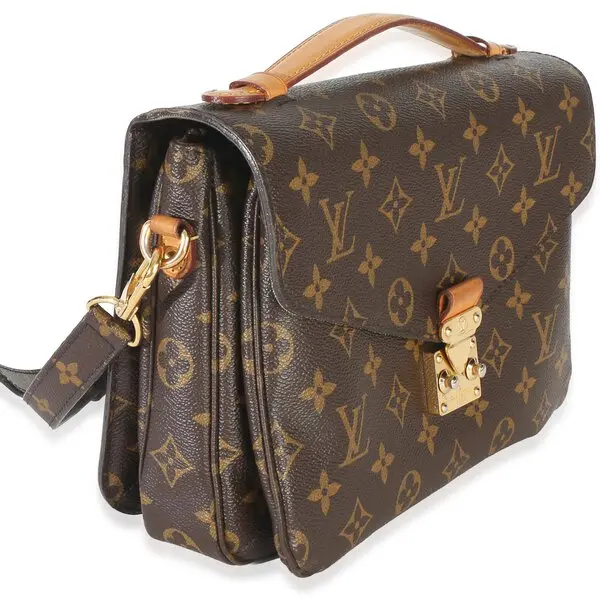LOUIS VUITTON Monogram Canvas Pochette Metis Shoulder Bag