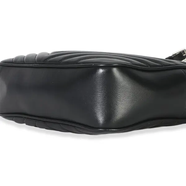 Saint Laurent Matelassé Calfskin Lou Camera Bag - Black