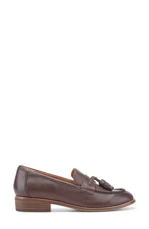 Earth Elinna Tassel Loafer - Dark Brown