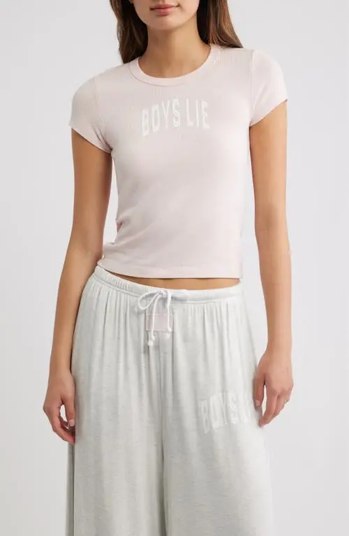 BOYS LIE Y Promise Graphic Baby Tee - Pink