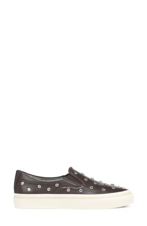 Vince Blair Stud Slip-on Sneaker - Dark Ganache
