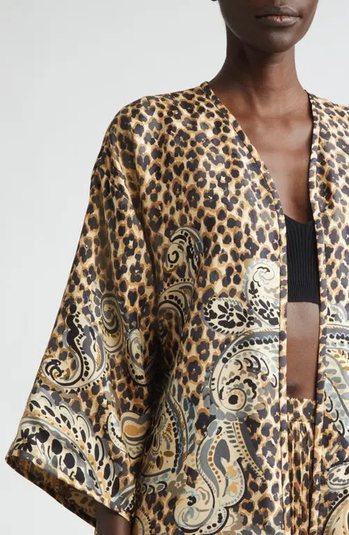 Etro Kesa Print Silk Jacket