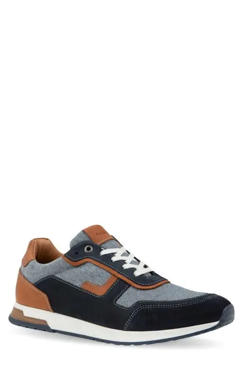 Naot Boost" Sneaker - Blue Brown Leather Combo