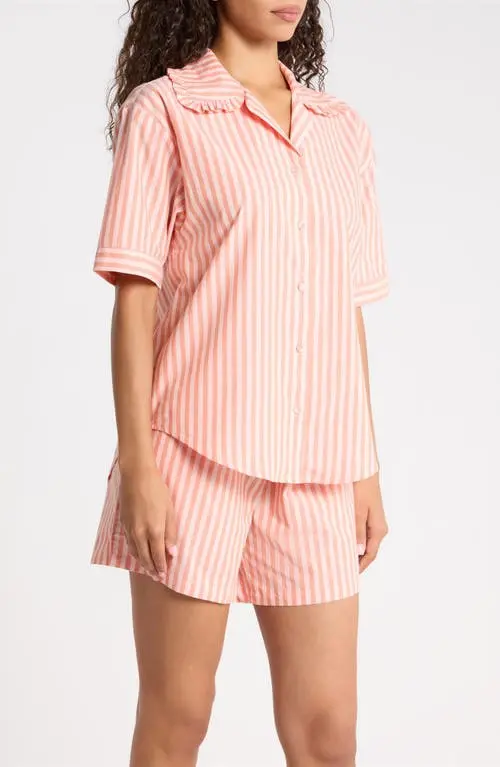 PAPINELLE Stripe Cotton Poplin Pajamas