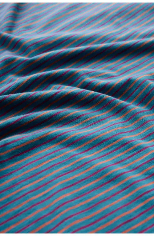 SEASALT CORNWALL Organic Cotton Striped Boatneck T-shirt
