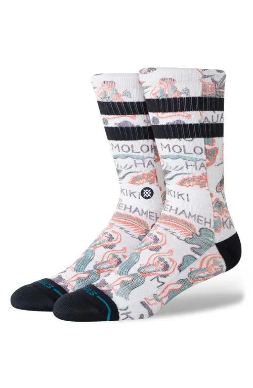 Stance Lei Lei Crew Socks - Grey