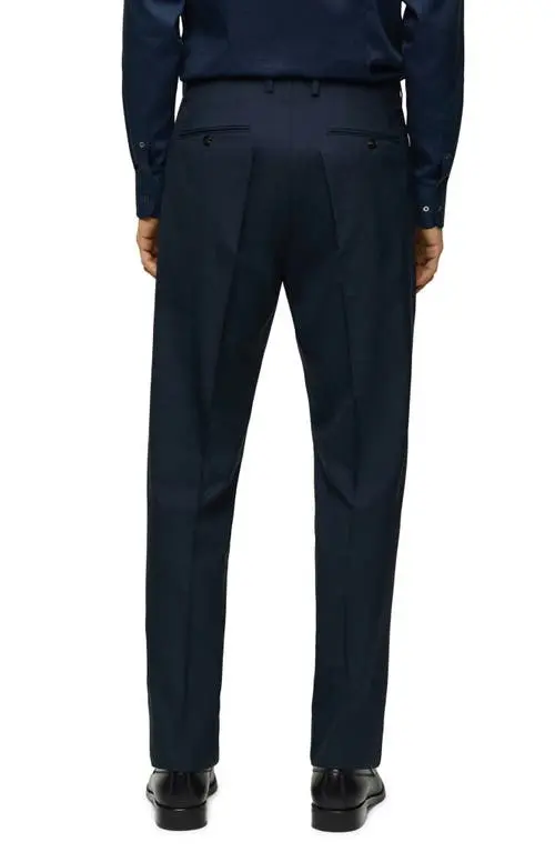 Mango Slim Fit Virgin Wool Suit Pants