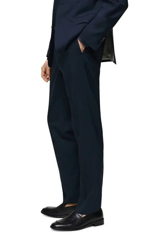 Mango Slim Fit Virgin Wool Suit Pants