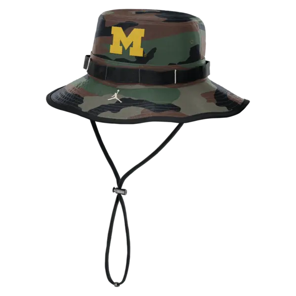 JORDAN BRAND Michigan Wolverines Military Appreciation Boonie Dri-fit Bucket Hat - Camo