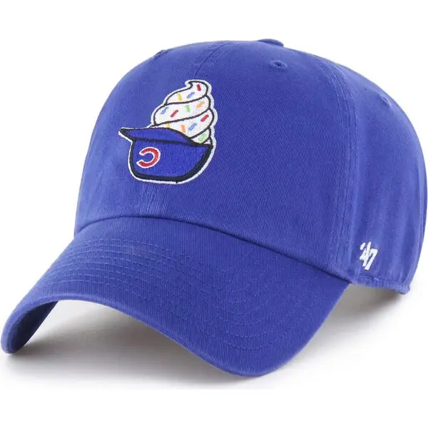 '47 Chicago Cubs Ice Cream Helmet Clean Up Adjustable Hat - Royal