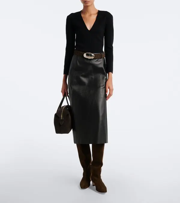 Staud Wally Suede Knee-high Boots