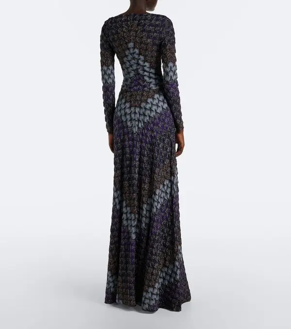 Missoni Knitted Lam� Gown