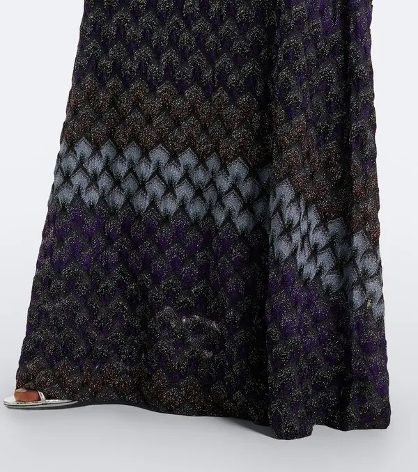 Missoni Knitted Lamé Gown