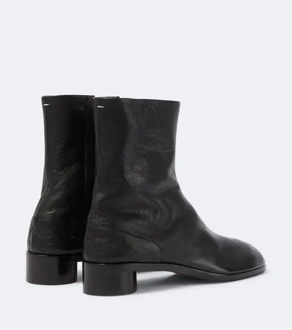 MAISON MARGIELA Tabi Leather Ankle Boots