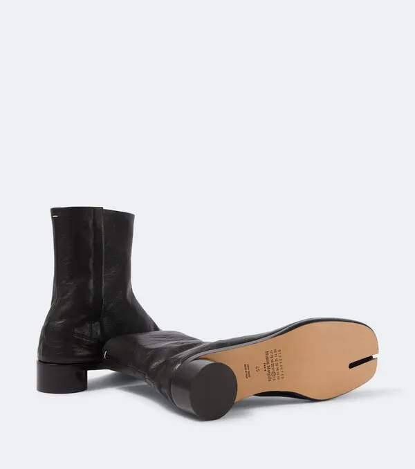 MAISON MARGIELA Tabi Leather Ankle Boots