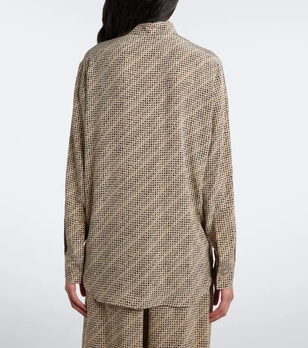 Balenciaga Printed Silk Shirt