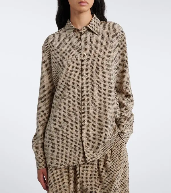 Balenciaga Printed Silk Shirt
