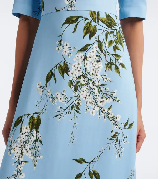 Monique Lhuillier Floral Maxi Dress