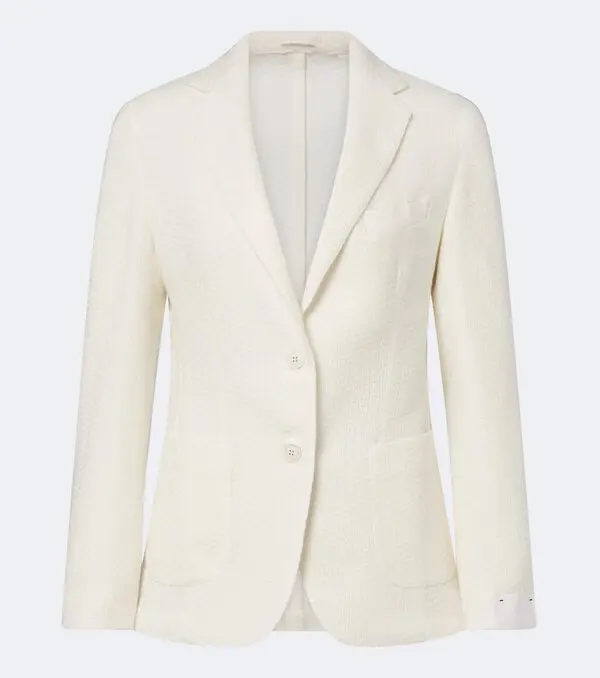 Eleventy Cashmere Blazer - White