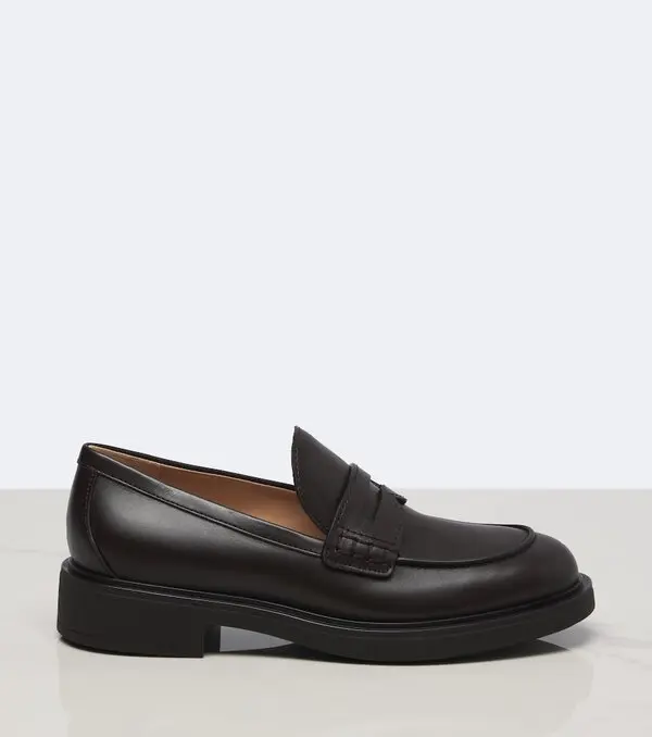 GIANVITO ROSSI Leather Loafers