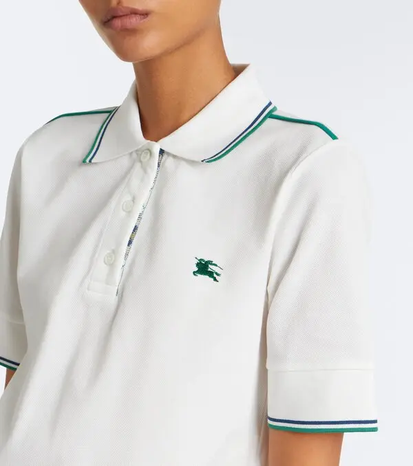 Burberry Cotton Piqué Polo Shirt