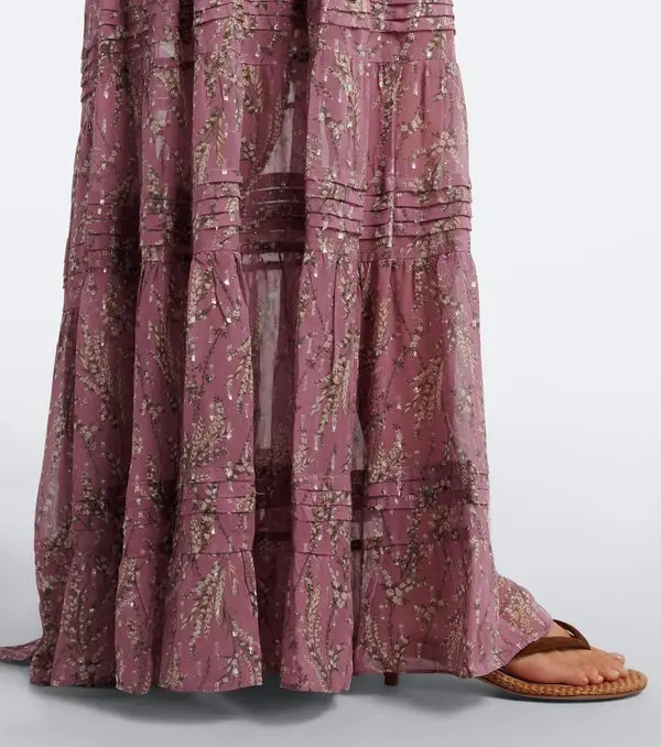 Veronica Beard Josiane Floral Maxi Dress