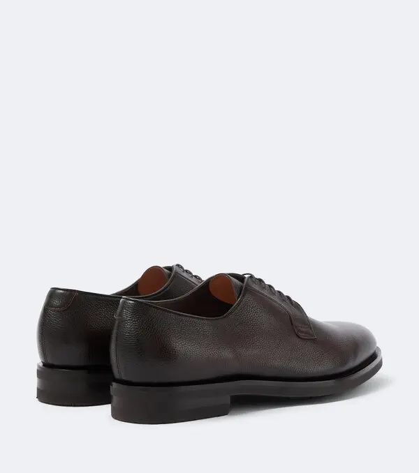 Santoni Ensley Leather Derby Shoes