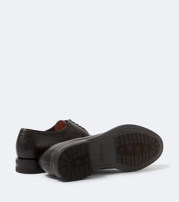 Santoni Ensley Leather Derby Shoes