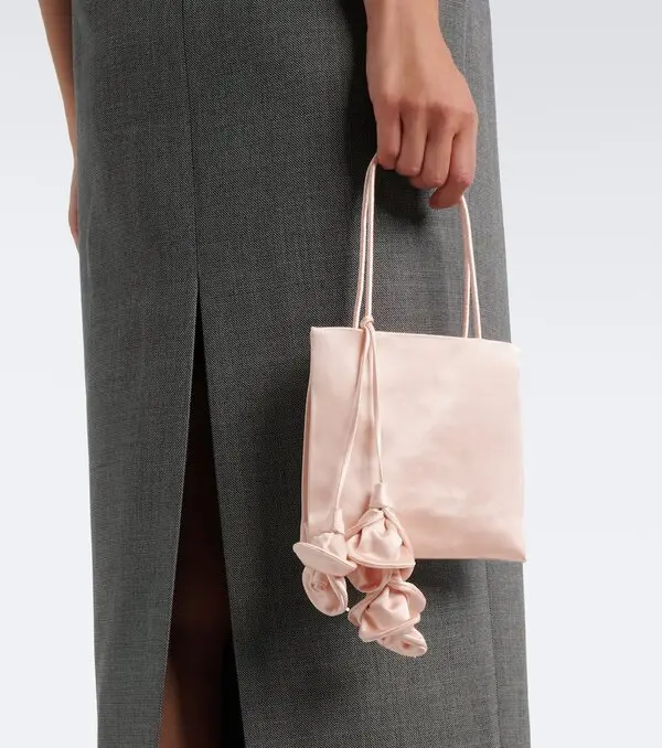 Magda Butrym Julia Small Satin Shoulder Bag
