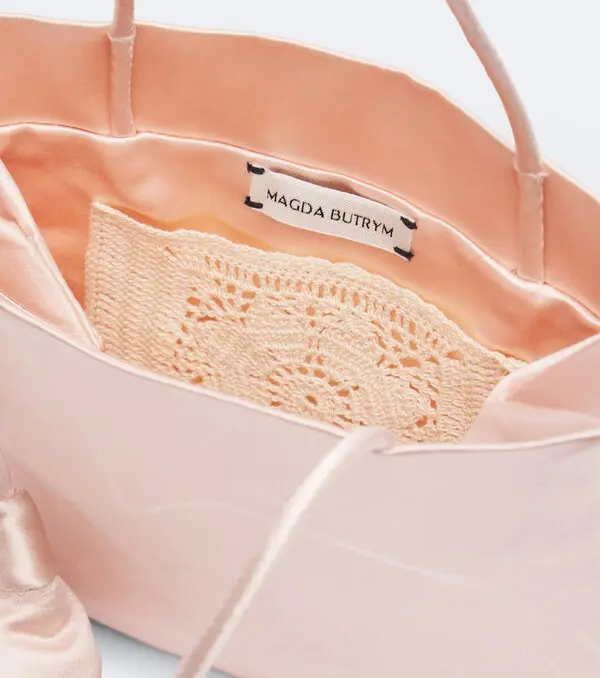 Magda Butrym Julia Small Satin Shoulder Bag - Pink